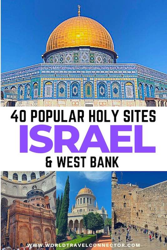 40 Amazing Holy Sites in Israel beyond Jerusalem with Map